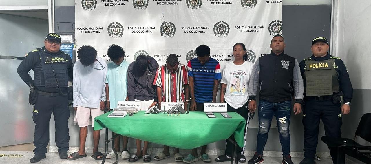 Capturan a siete presuntos integrantes de 'Los Costeños' en el barrio ...